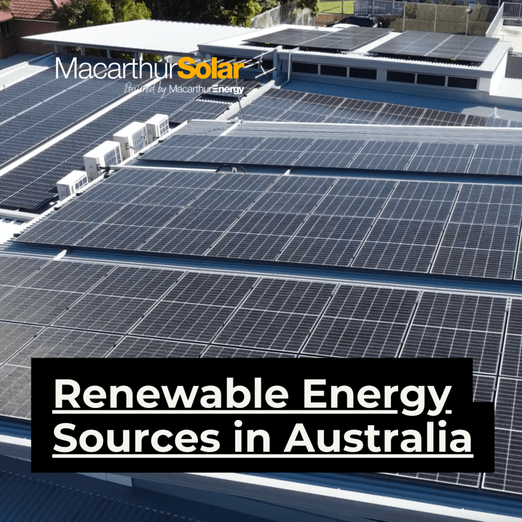 Renewable Energy Sources in Australia
