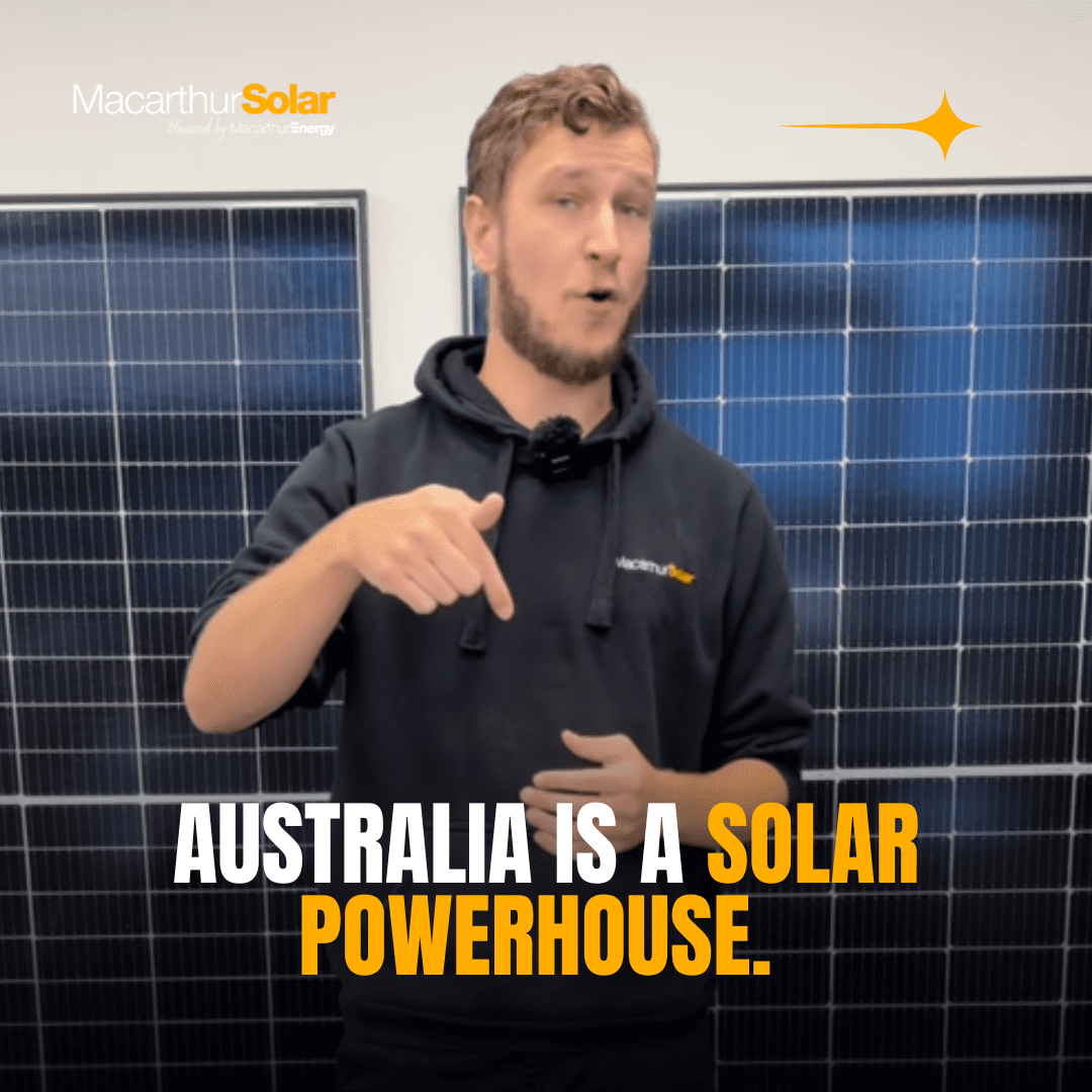 Australia is a solar powerhouse